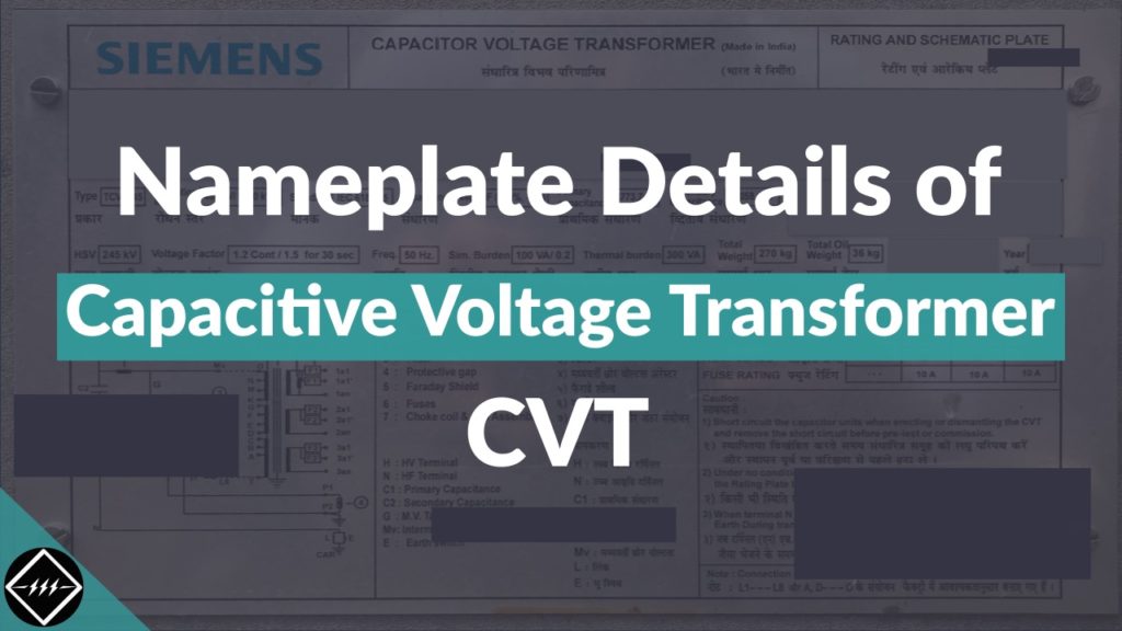 Nameplate Details of Current Transformer | Explained - TheElectricalGuy