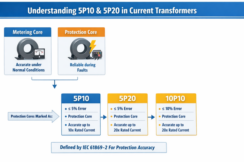 What are 5P10 & 5P20 in CTs? Complete Guide to Protection Accuracy ...