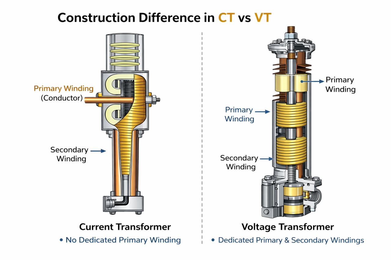 CT vs VT: What’s the Difference Between Current Transformer and Voltage ...