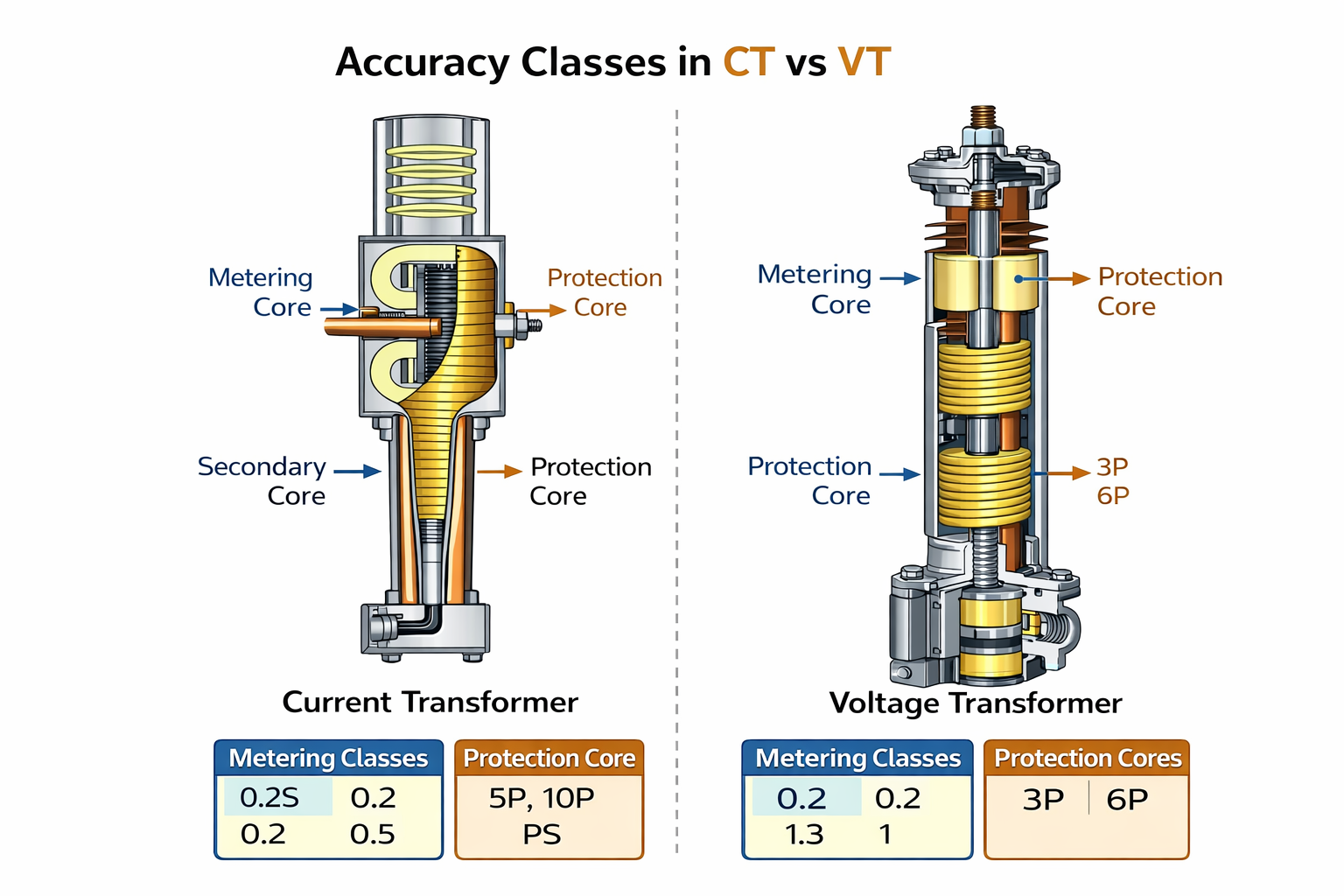 CT vs VT: What’s the Difference Between Current Transformer and Voltage ...
